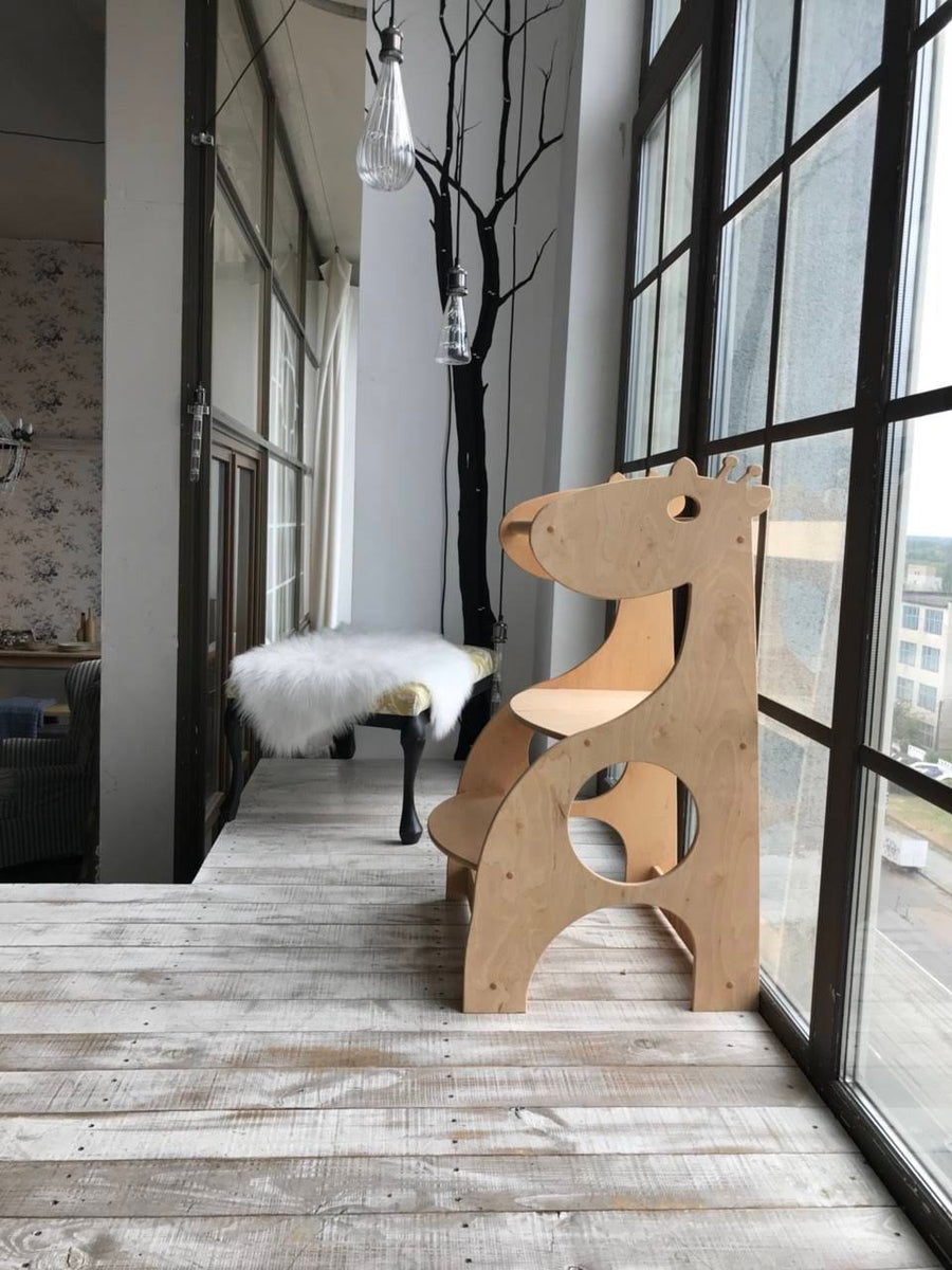 Little helper tower, Giraffe Helper, Toddler Step Stool, Kitchen Helpe ...