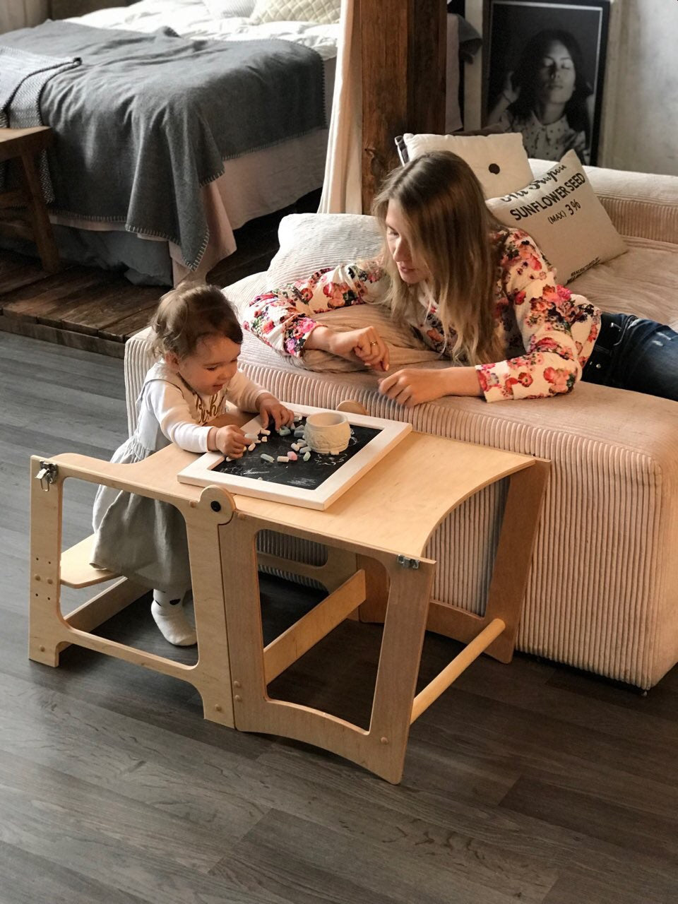 Little helper tower, Toddler Step Stool, Kitchen Helper, Montessori le ...