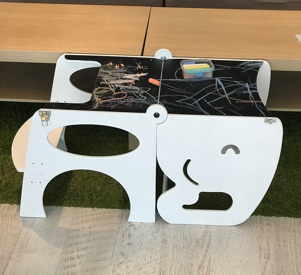 Elephant Little helper tower, Toddler Step Stool, Kitchen Helper, Mont ...