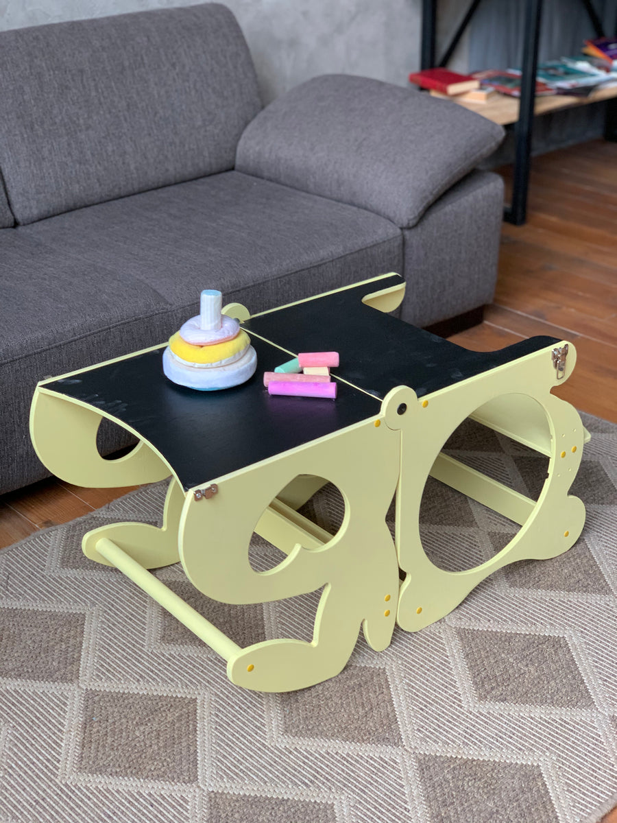 Rabbit Little helper tower, Toddler Step Stool, Kitchen Helper, Montes ...